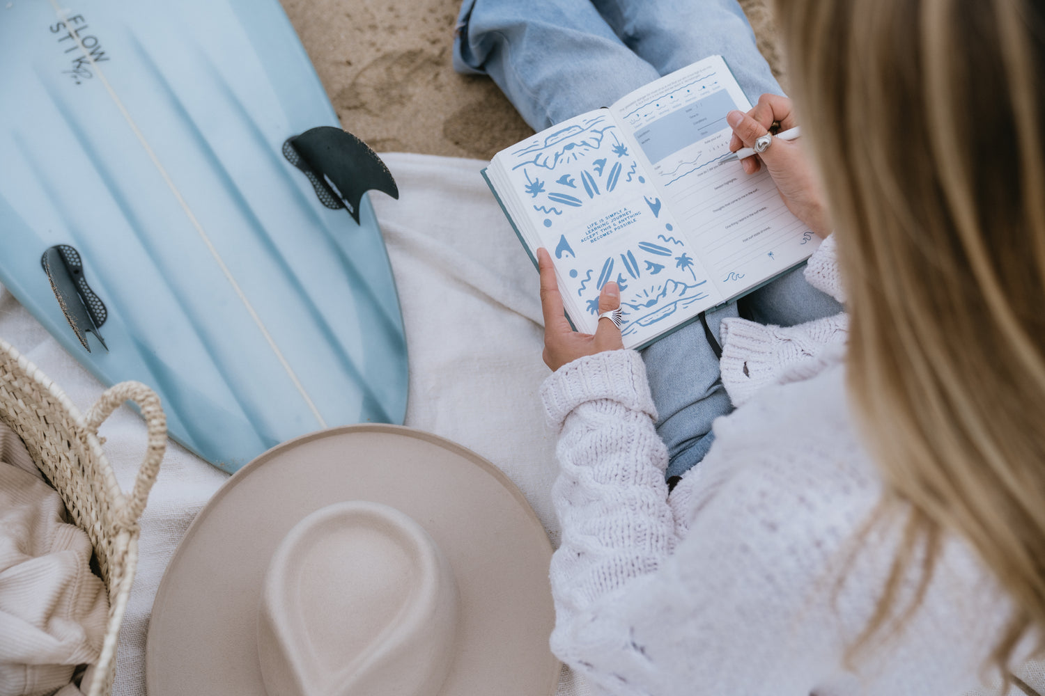 Surf Journal, Log Book & Tracker for Surfers | Saltwater Path Journals